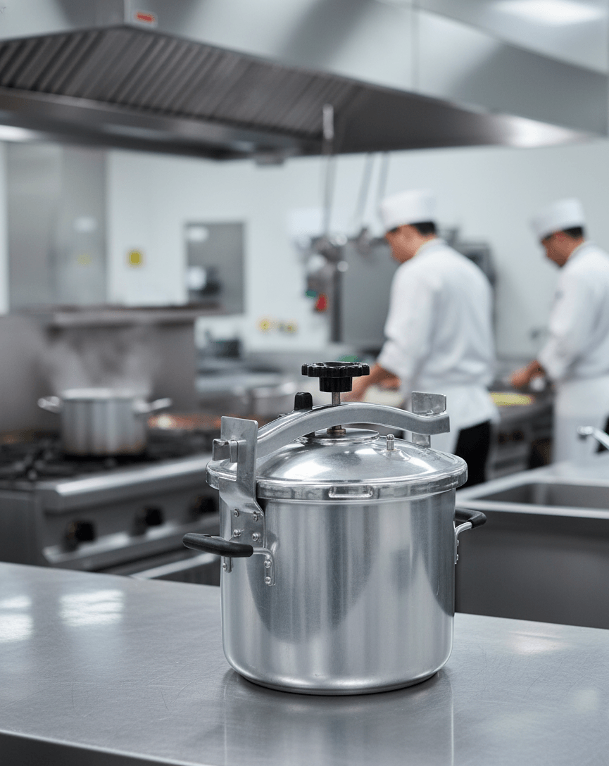 Panela de Pressão Expess 25L de Aluminio - FULGOR - Narcel Chefs